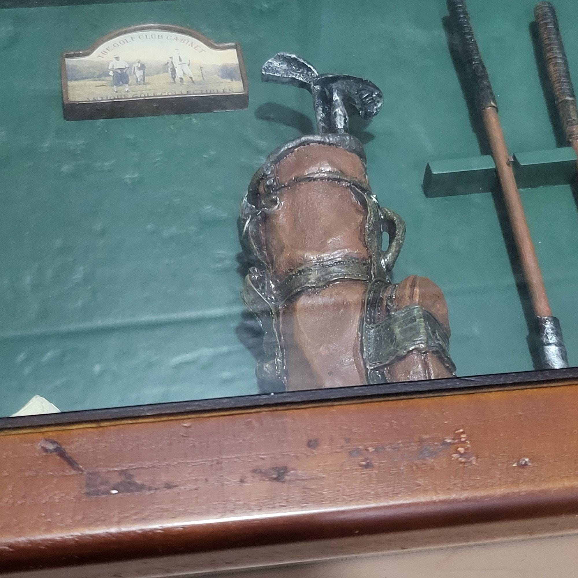 Vintage Golf Shadow Box Display Case: Golf Ball & Club Cabinet - Etsy