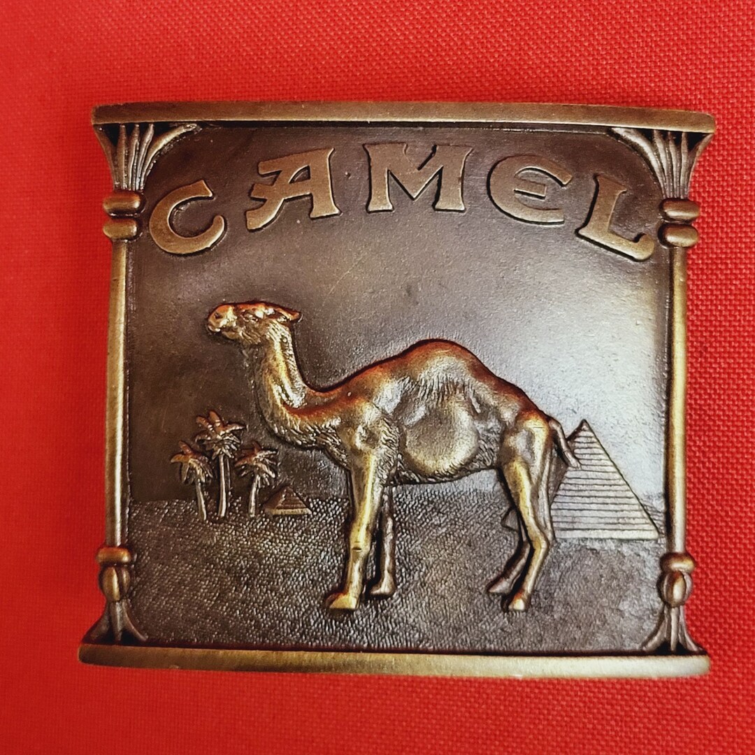 Vintage Camel Belt Buckle Solid Brass RJR TOB Co 1981 - Etsy