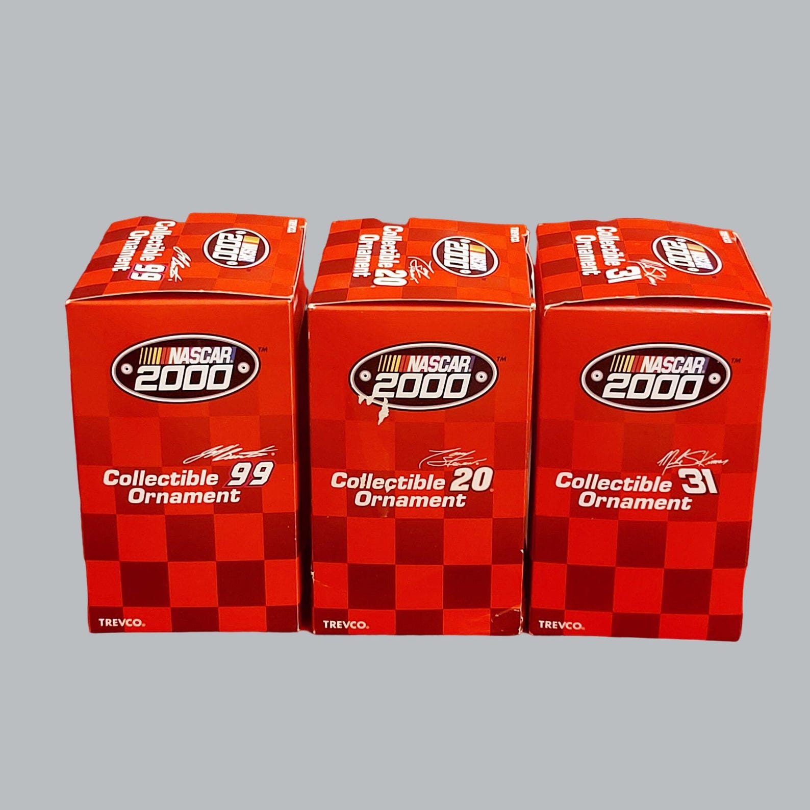 Nascar 2000 Collectible Racing Car Ornament: Burton, Skinner, Stewart ...