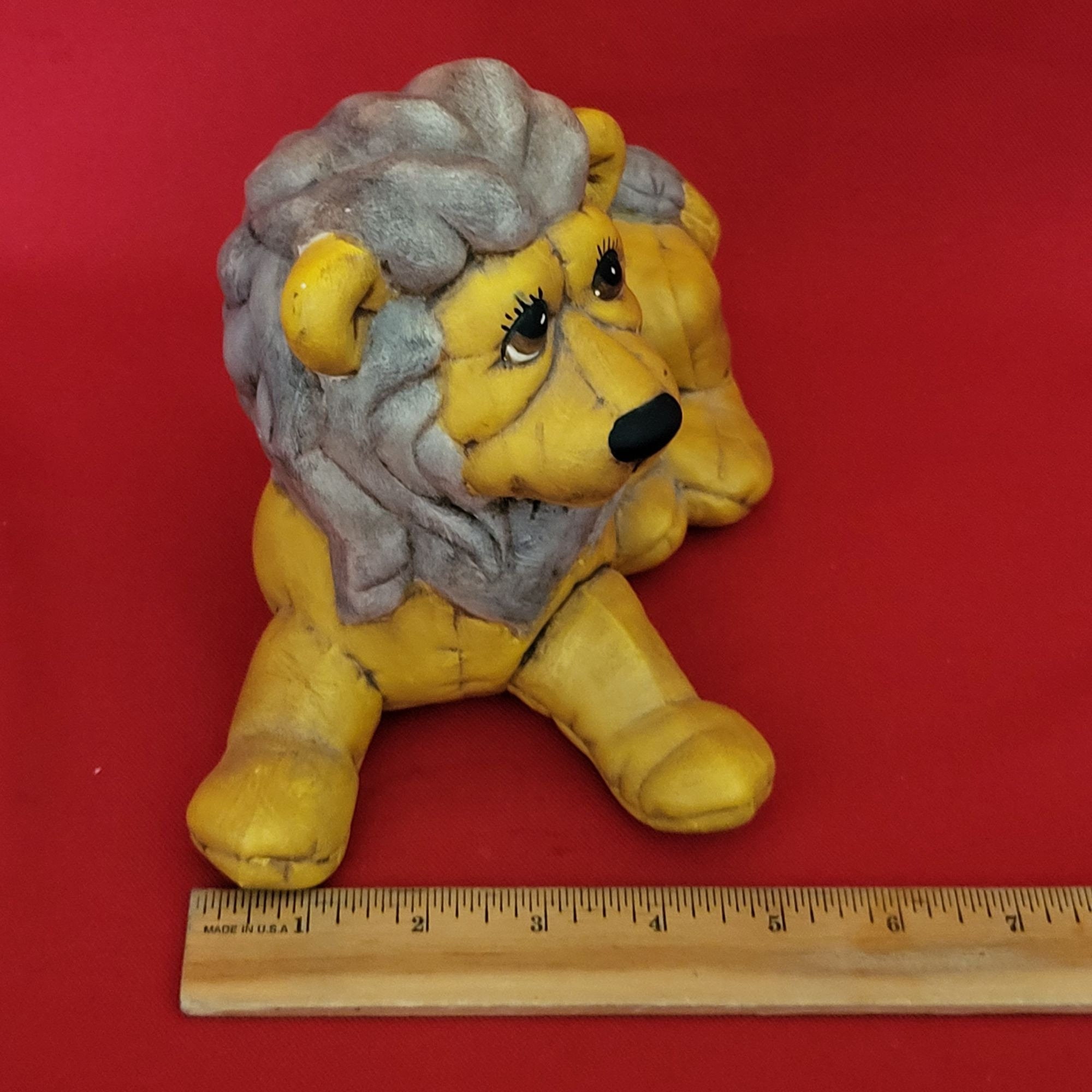 Vintage Kimble Ceramic Lion Figurine 1985 Kids Room Home Decor - Etsy