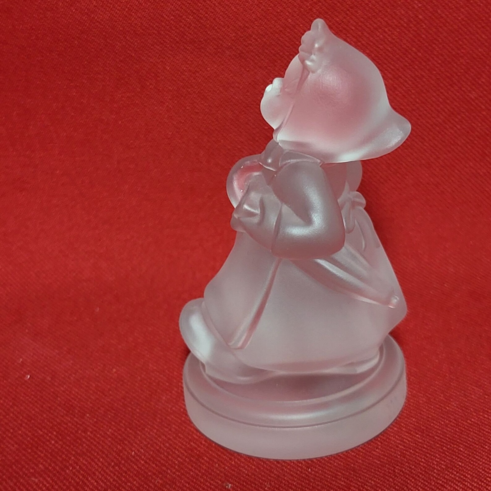 Goebel Crystal Frosted Glass Hummel Girl Figurine 1990 - Etsy