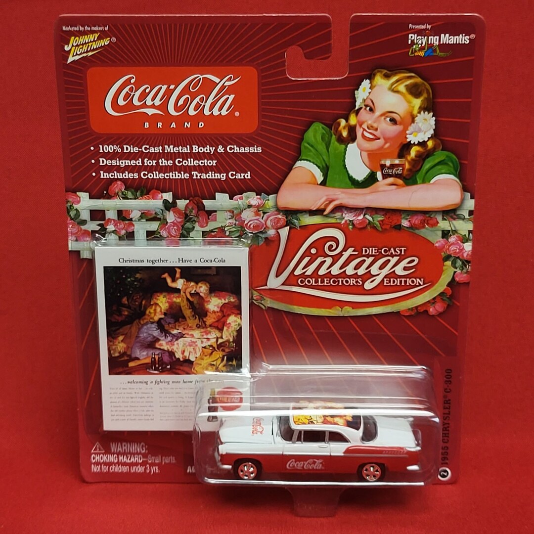 Coca Cola Johnny Lightning Vintage Collection Die Cast 1955 Chrysler C ...