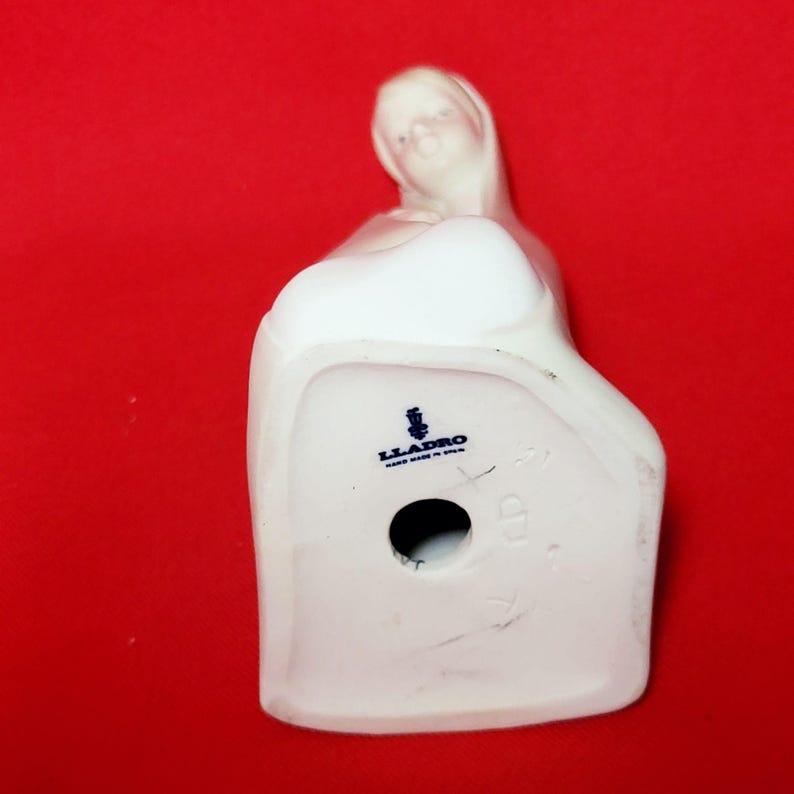 Lladro Kneeling Cloaked Mother Madonna and Child Matte Figurine - Etsy