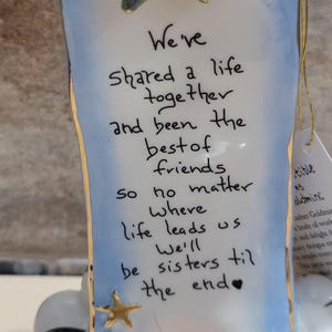 Blue Sky Clayworks Heather Goldsmith Tealight Holder Butterfly Scroll ...