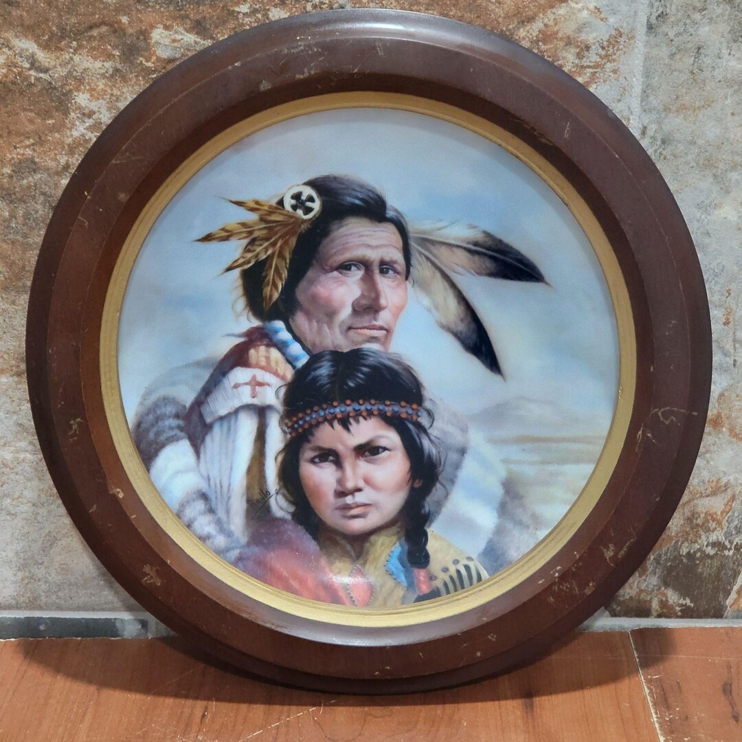 Vague Shadows the Blackfoot Nation Decorative Collector Plate by ...