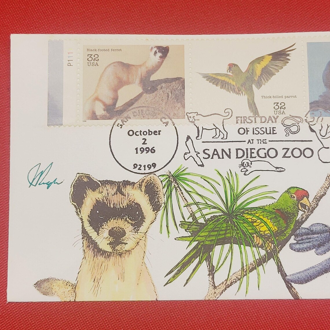 First Day of Issue Stamp Cache Envelope and Enclosure San Diego Zoo - Etsy