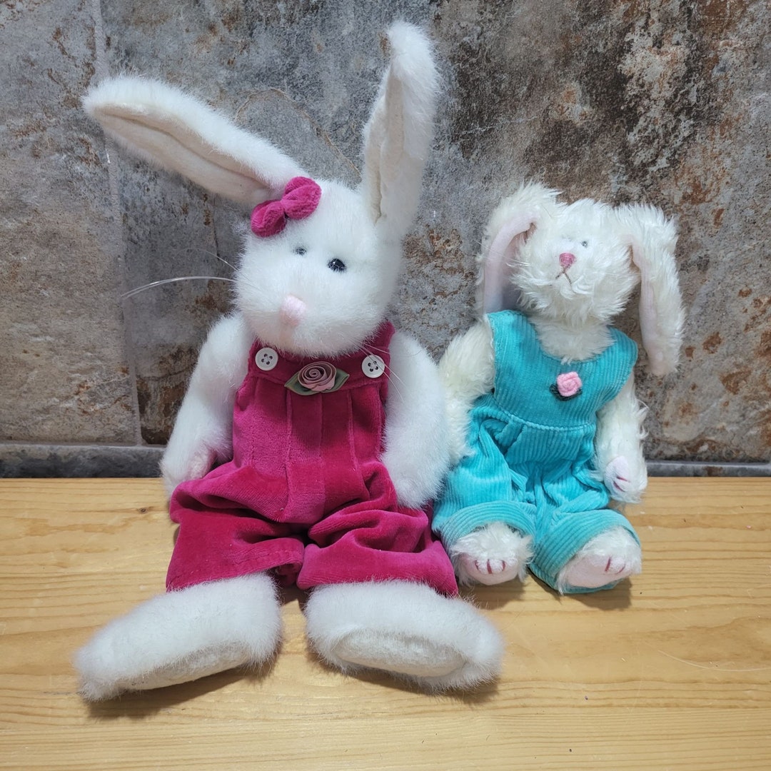 VTG Boyd & TY Ivy Bunny Rabbit Plush Stuffed Animal Easter Decor Set of ...