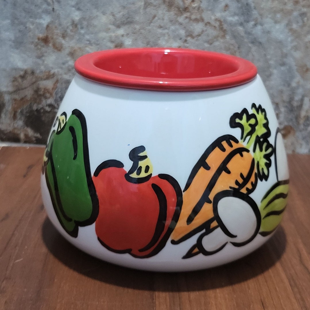 Vintage Dip Chiller Bowl Vegetables Design - Etsy