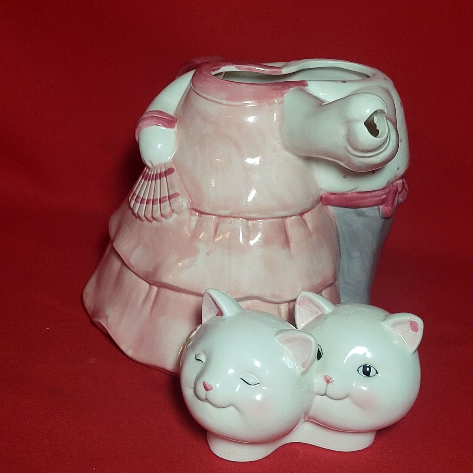 Vintage Applause Dancing Cat Teapot Ceramic - Etsy