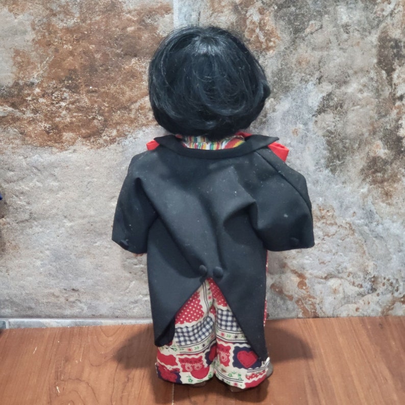 Vintage Porcelain Clown Sad Frowning Doll Figurine - Etsy