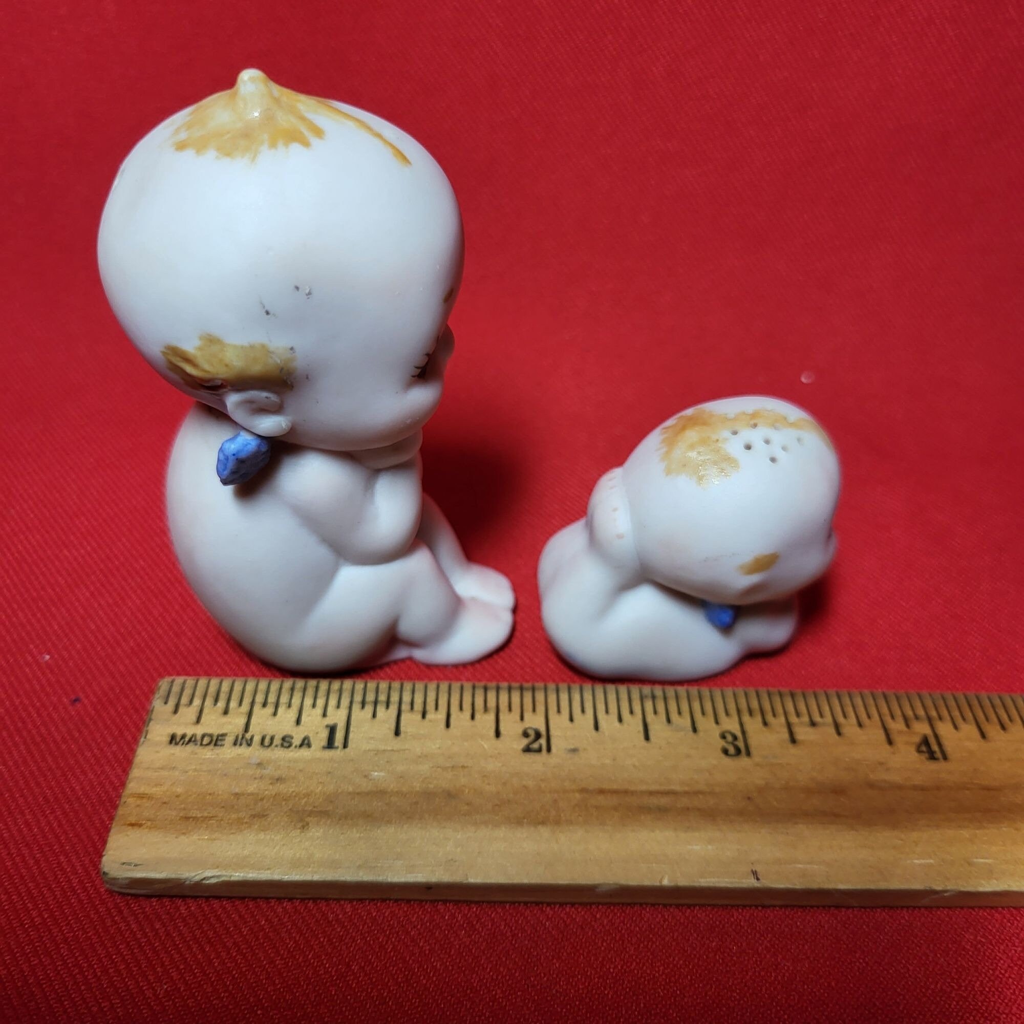 Vintage Lefton Japan Kewpie Porcelain Baby Figurine Set of 2 - Etsy