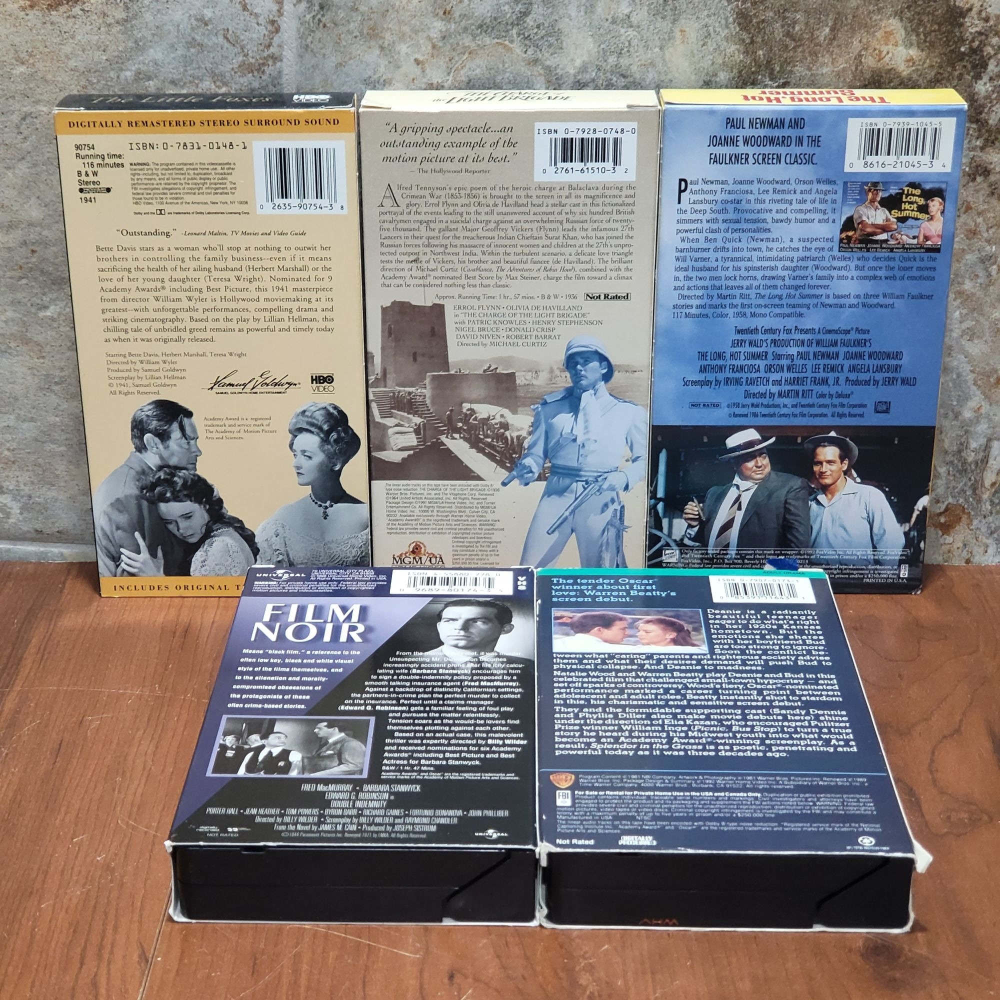 Vintage Classic Movies on VHS Lot of 5 Tested - Etsy