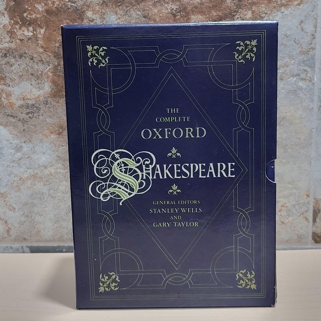 The Complete Oxford Shakespeare Book Set 3 Volumes Stanley Wells Gary ...