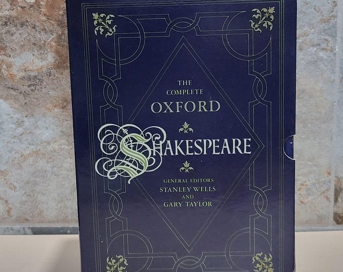The Complete Oxford Shakespeare Book Set 3 Volumes Stanley Wells Gary ...