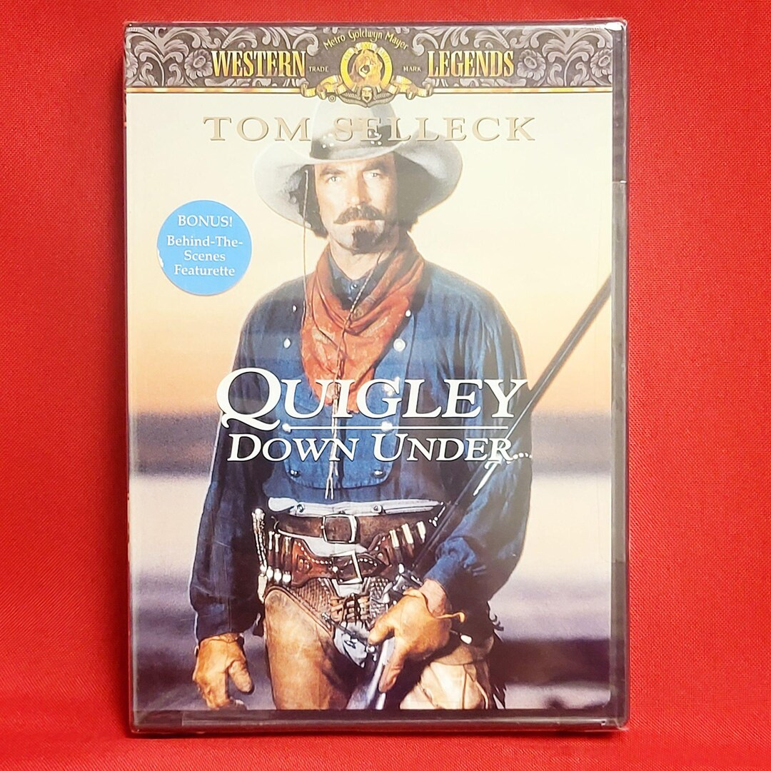 Quigley Down Under Tom Selleck DVD 2001 Western Legends New Sealed - Etsy