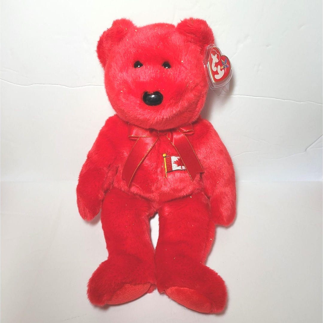 Vintage Pierre Canada Bear Ty the Beanie Buddies Collection 2001 - Etsy