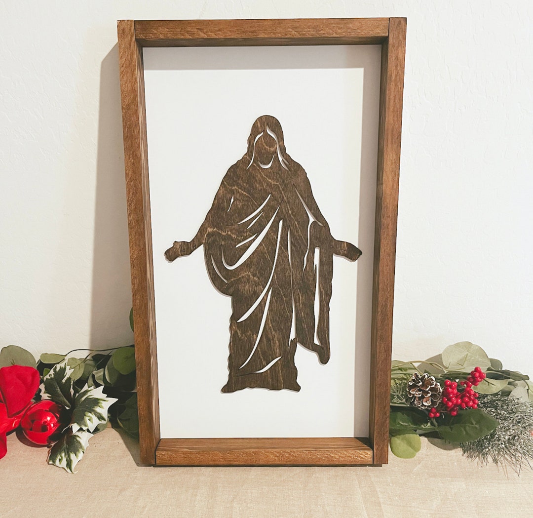 Christus Sign-11 in X 17 In-jesus Christ-lds Decor-christian Art - Etsy
