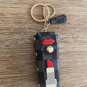 Lipstick Holder, Keychain Holder - Etsy