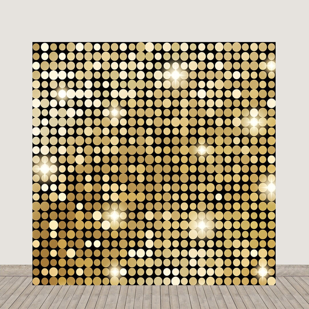 Golden Glitter Shiny Backdrop Birthday Party Wedding Decoration ...