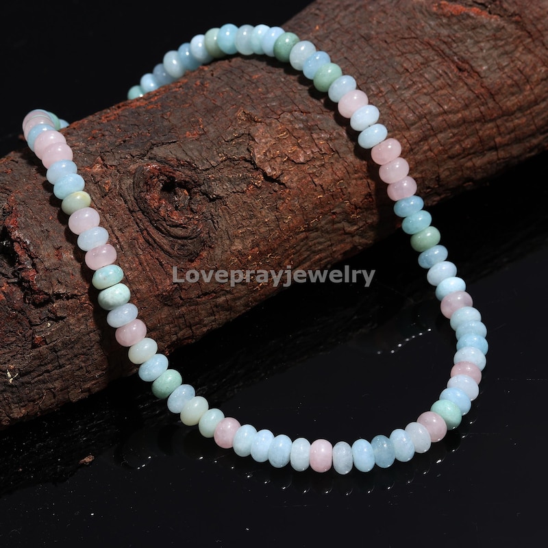 Certified Morganite Necklace - Etsy UK