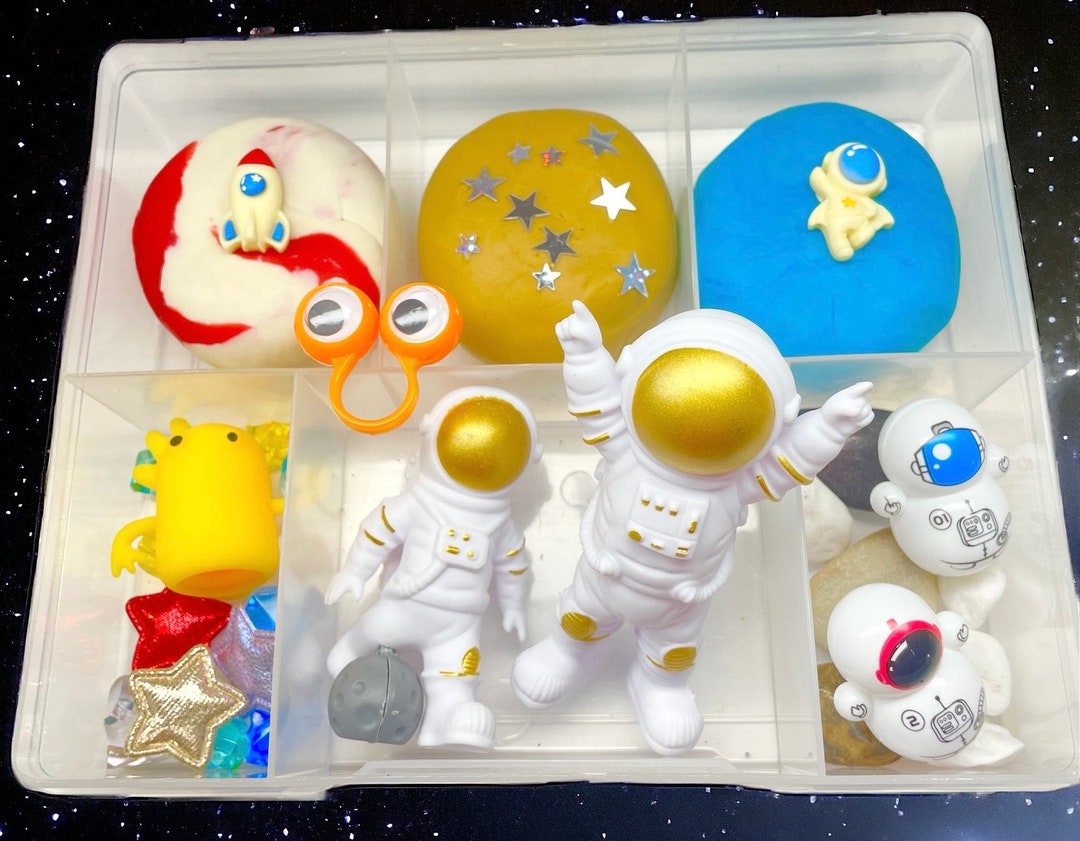 Space Play Dough Sensory Kit, Personalised Scented Play Dough Kit ...