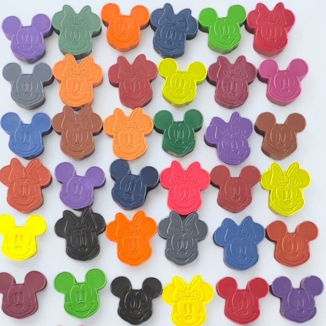 Minnie Mouse Crayons, Mickey Mouse Crayons,kids Party Favours, Return ...