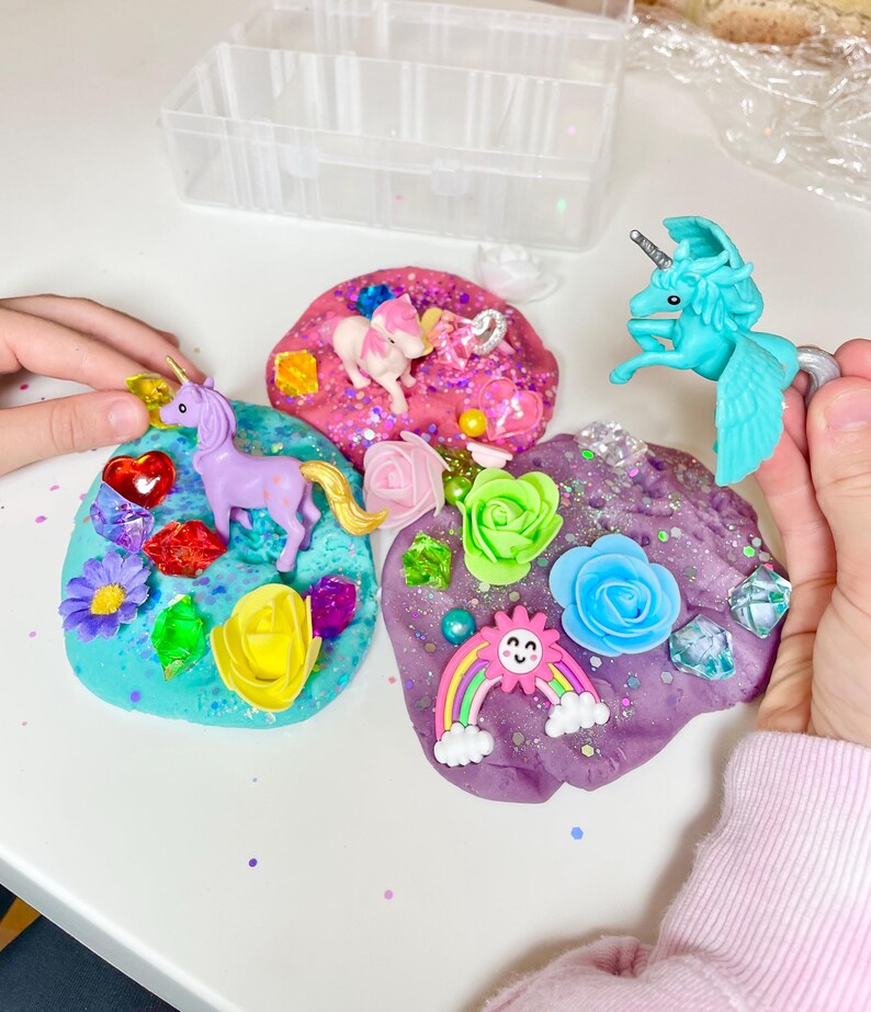 Unicorn Playdough Kit –magical Sensory Play Set for Kids | Imaginative ...