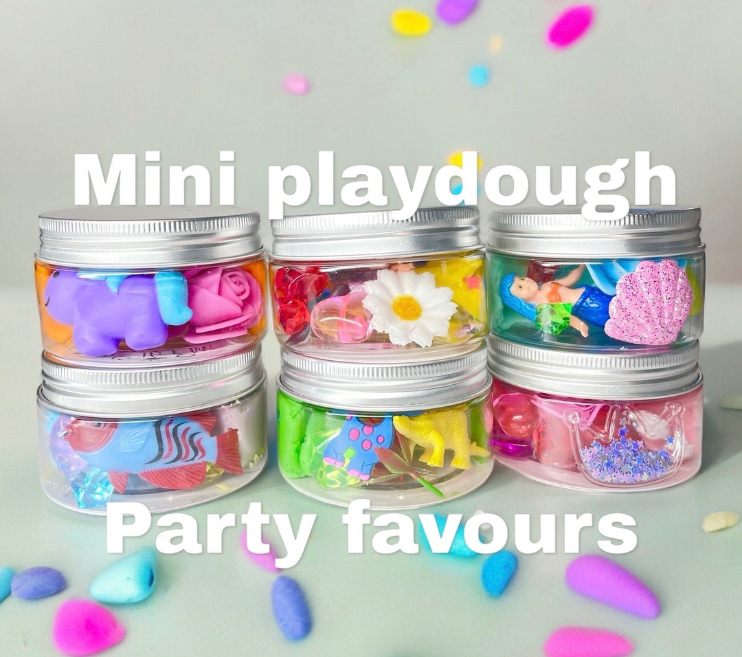 Mini Playdough Sensory Party Favours, Kids Party Favours, Partybags ...
