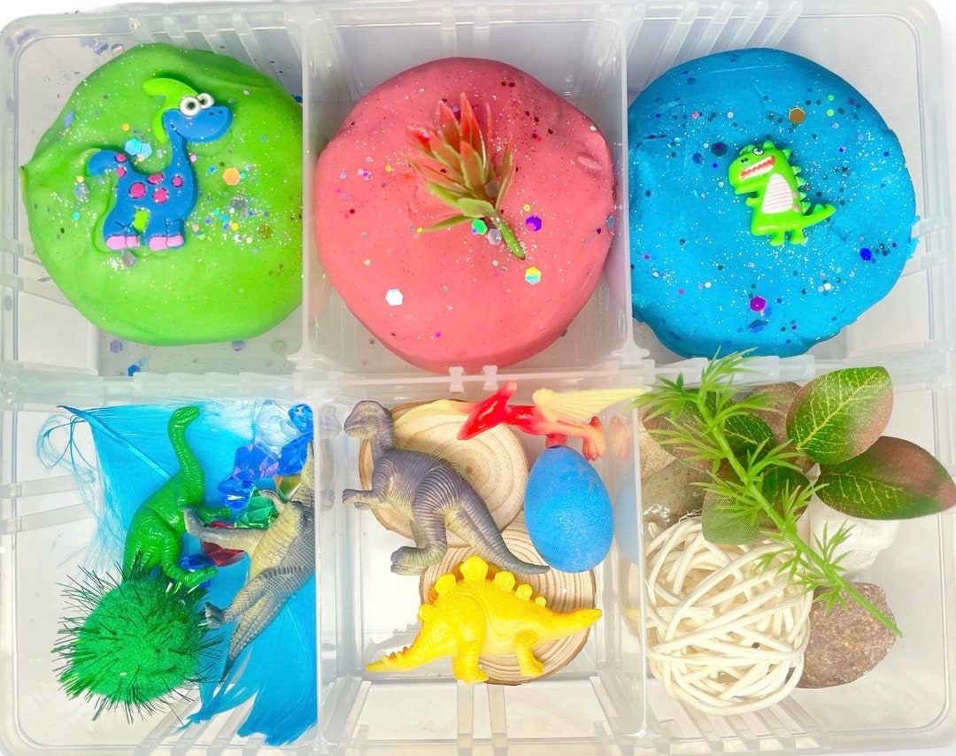 Dinosaur Play Dough Kit, Play Dough Kit, Playdough Kit, Play Doh Kit ...
