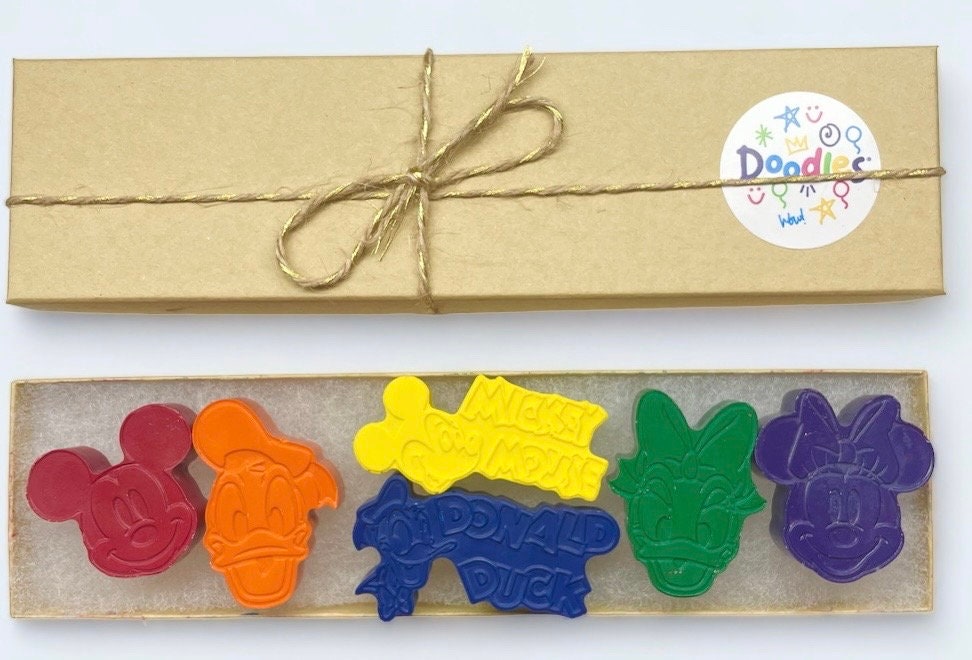 Minnie Mouse Crayons, Mickey Mouse Crayons,kids Party Favours, Return ...