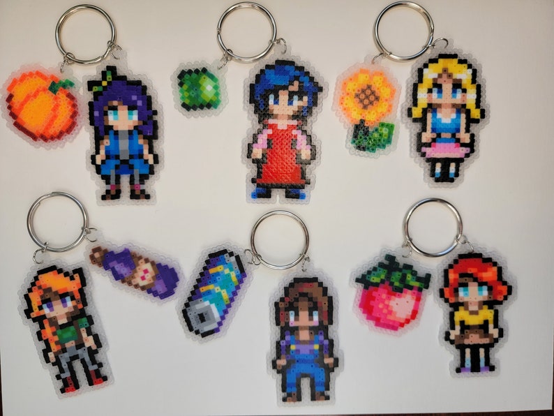 Stardew Valley Bachelor/bachelorette Keychains - Etsy