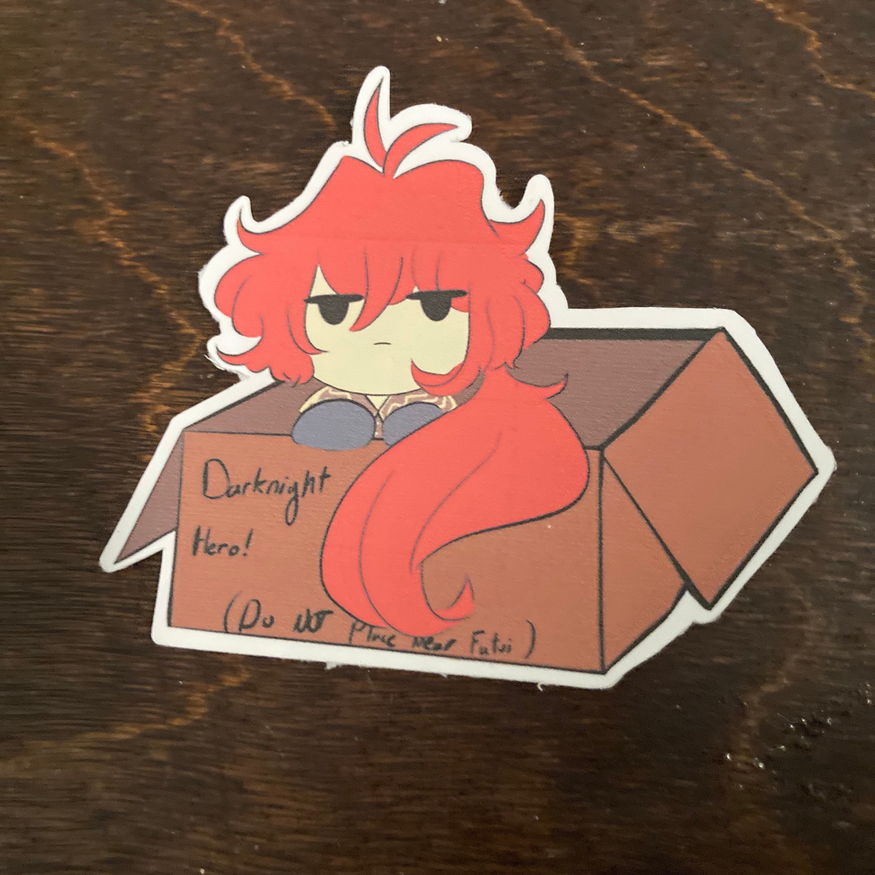 Diluc in A Box Cute Diluc Chibi Genshin Impact Sticker - Etsy