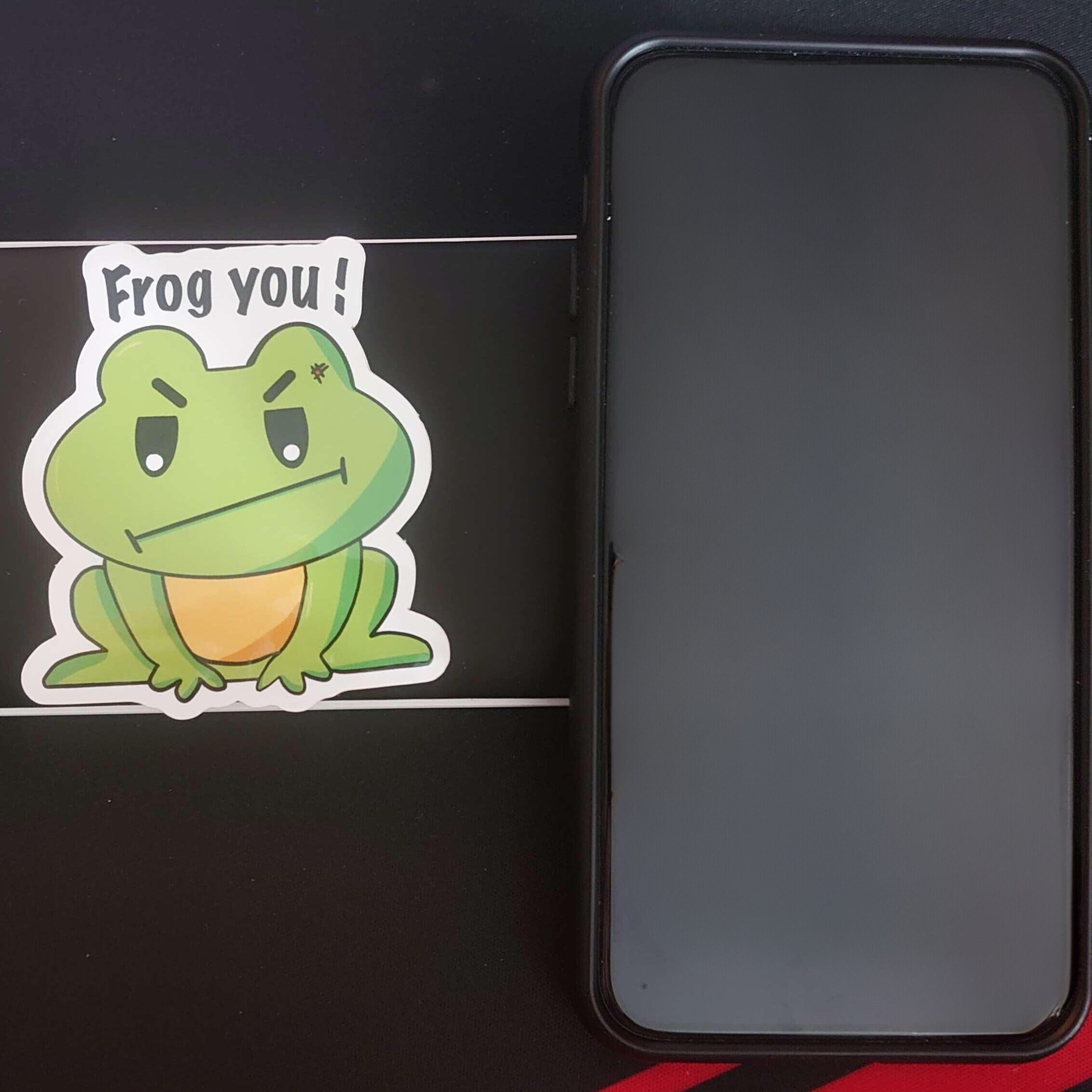 Frog Sticker Mad Frog Laptop Sticker Funny Sticker Cute Sticker Animal ...