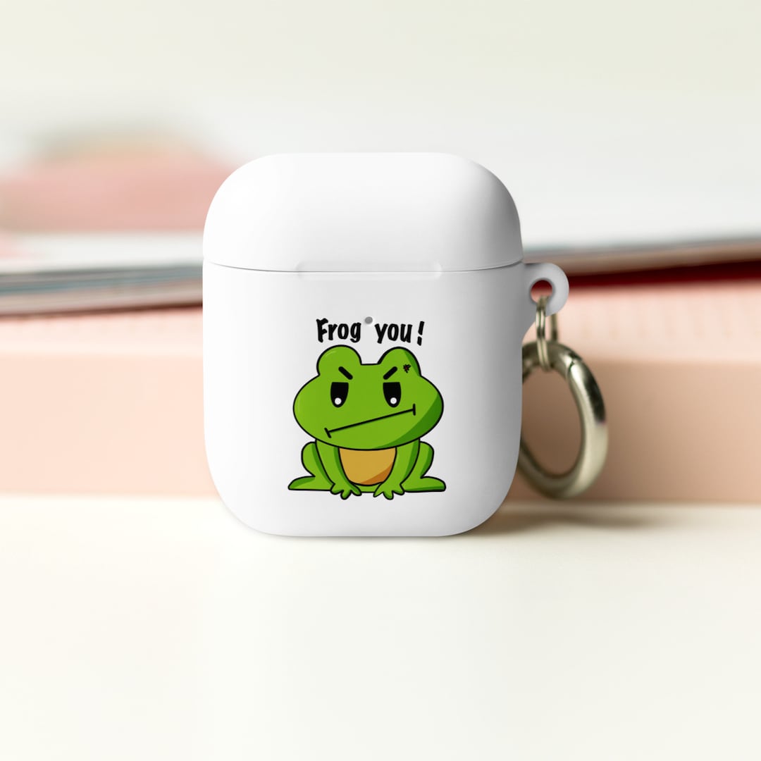 Angry Frog Airpods Case: Funny Rubber Protective Cover - Etsy