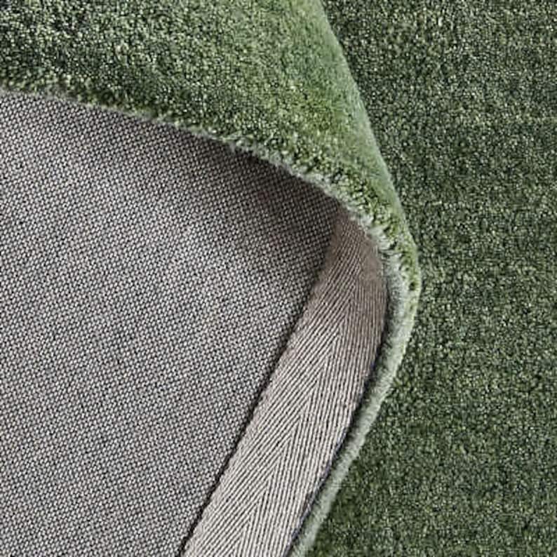 Brand New Latest Premium Quality Baxter Sage Green Hand Tuft Modern Rug ...