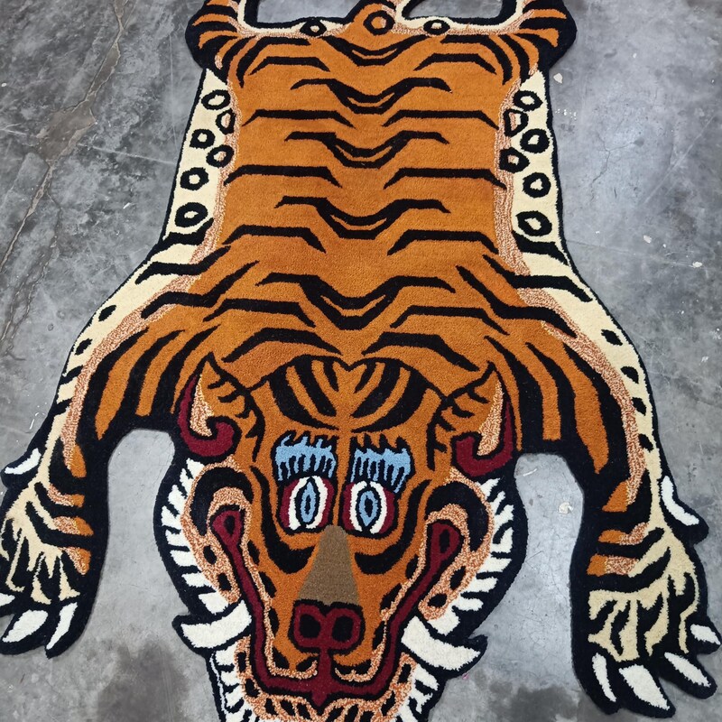 Tiger Rug - Etsy