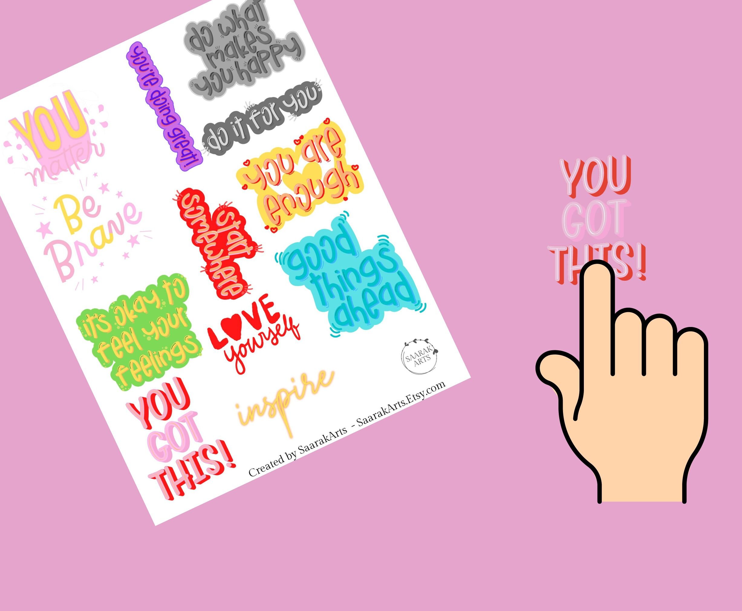 Printable Stickers Printable Sticker Sheet Printable - Etsy UK