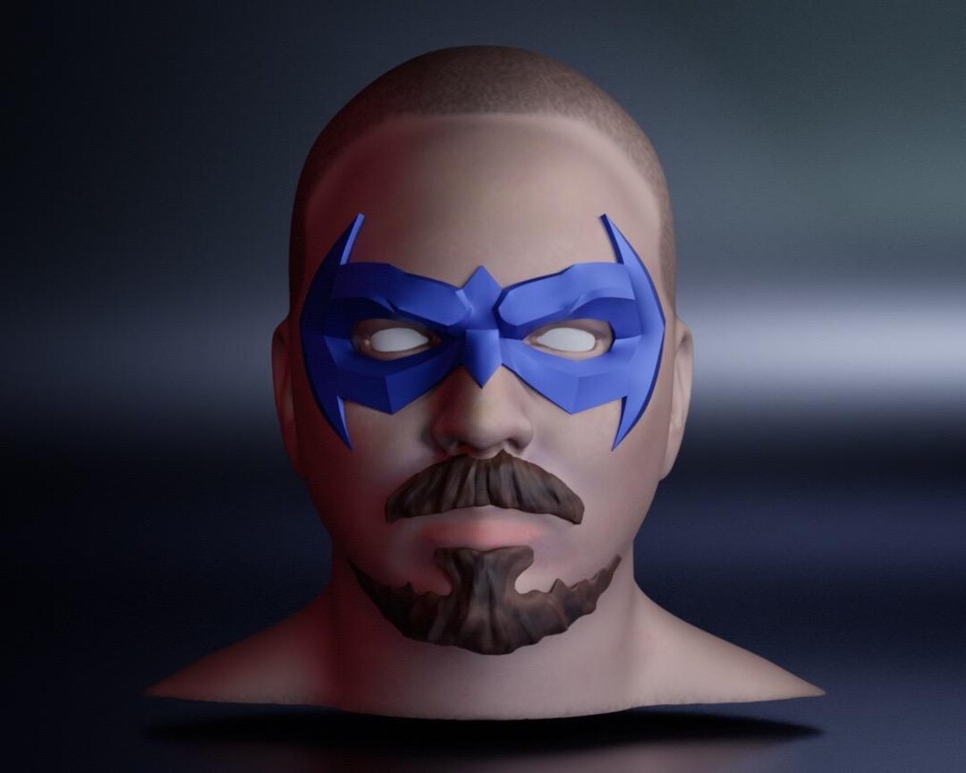 Mateo Domino Mask: Wearable 3D Print File - Etsy