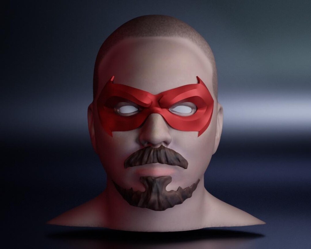 Ronin Domino Mask: Wearable 3D Print File - Etsy