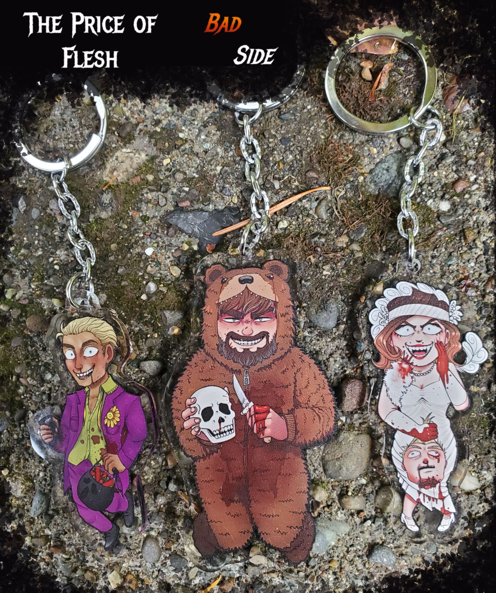 Derek TPOF Double Sided Acrylic Keychain Halloween - Etsy Australia
