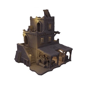 Desert Merchant Dnd Terrain, Desert Merchant House for Dungeons and ...