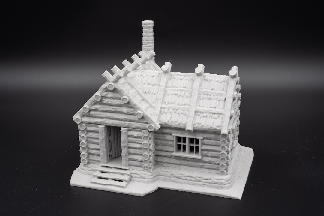 Log Cabin Home Terrain, Wilderness Dnd Terrain - Etsy