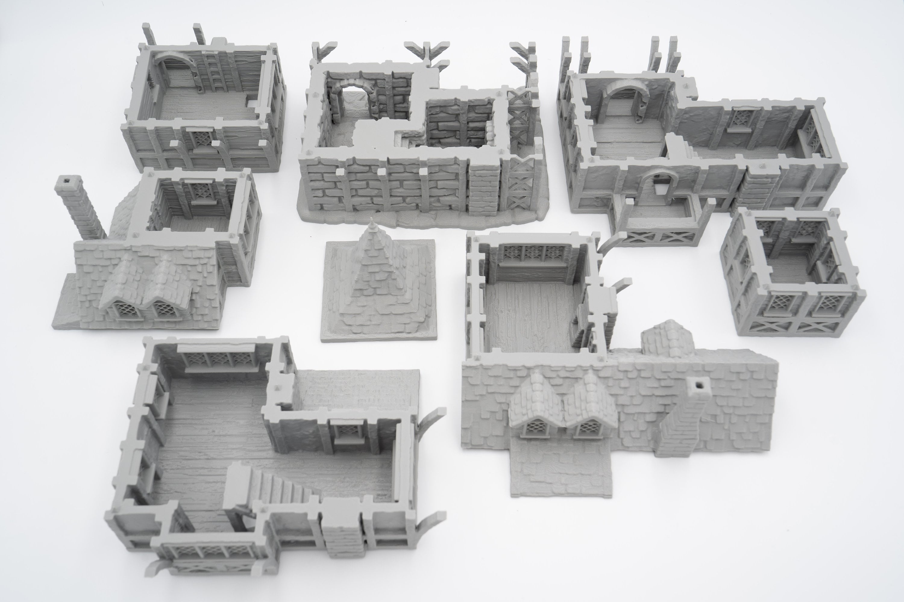 Medieval High House Terrain, Medieval City Noble House Terrain for Dnd ...