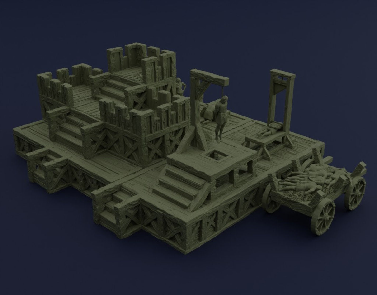 Execution Platform, Dnd Execution Grounds Terrain, Includes Resin ...