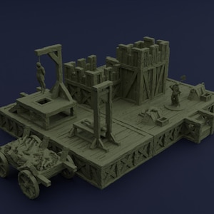 Execution Platform, Dnd Execution Grounds Terrain, Includes Resin ...