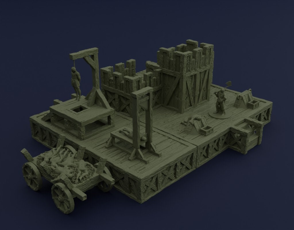 Execution Platform, Dnd Execution Grounds Terrain, Includes Resin ...