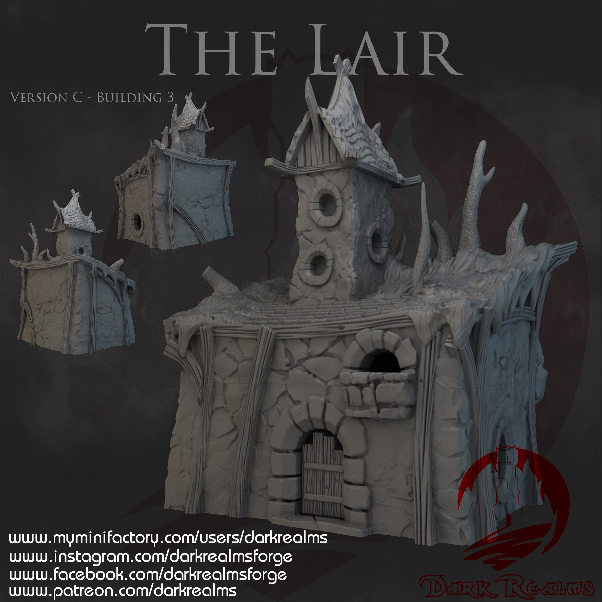 The Lair set C Rat Lair by Dark Realms Cave and Tunnel - Etsy