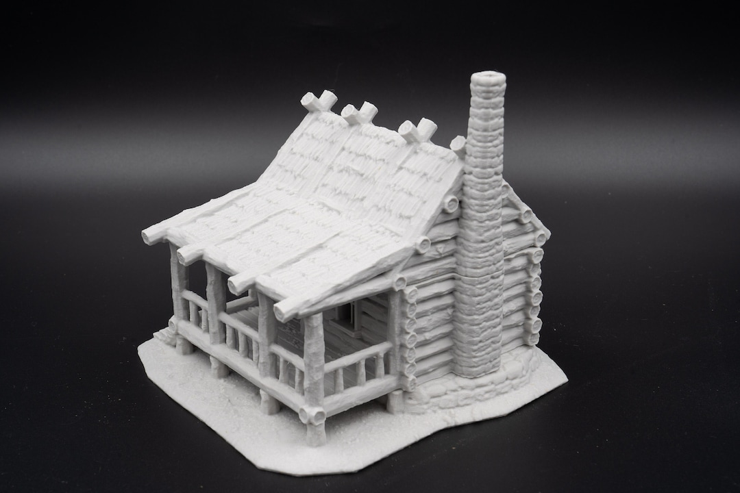 Log Cabin Home Terrain, Forest Cabin Terrain for Dnd, D&D, Tabletop ...