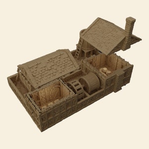 Medieval Tannery Dnd Terrain, Medieval Terrain for Dungeons and Dragons ...
