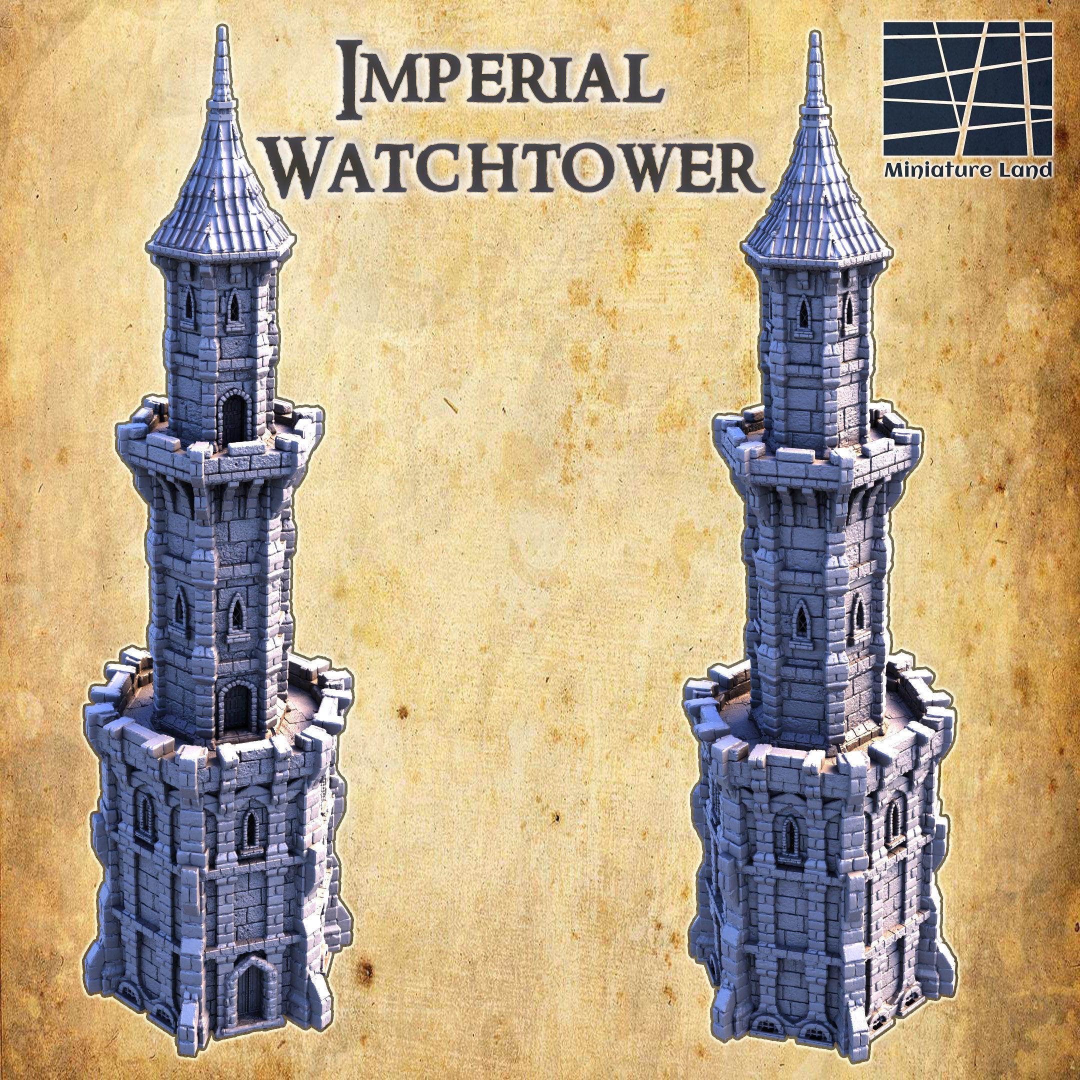 Imperial Watchtower | 3D Printed Tabletop Terrain for Dnd and RPG ...